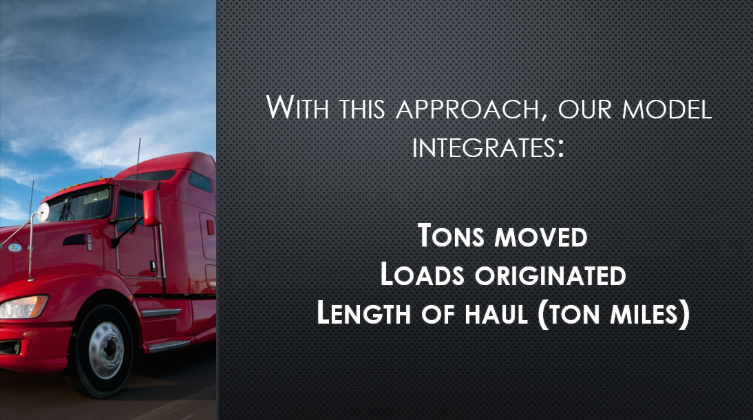 Building a Complete Picture of Freight Markets: Tons, Loads, and Ton Miles