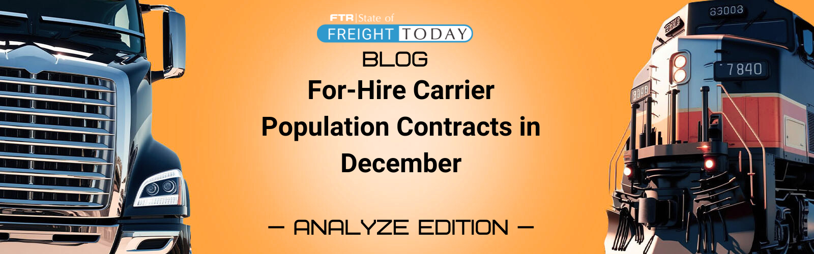 For-Hire Carrier Population Contracts in December